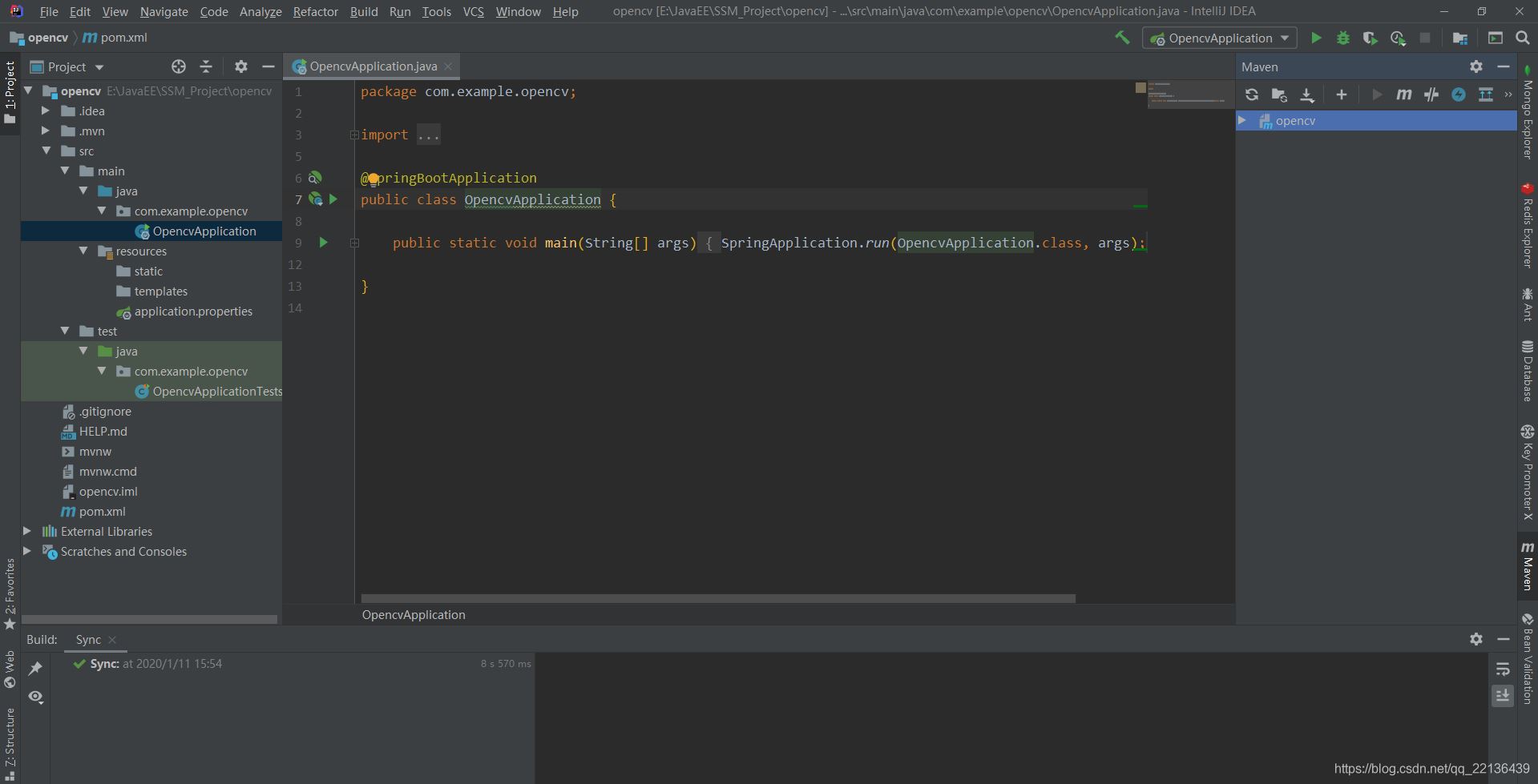 SpringBoot整合OpenCV的实现示例_java