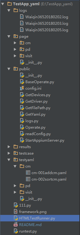 python+appium+yaml移动端自动化测试框架实现详解_python