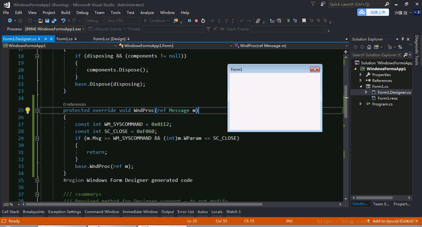 C# winform中窗口关闭按钮的隐藏与禁用详解_C#教程